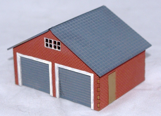 Craig's Models. HO Scale - Double Standard Garage