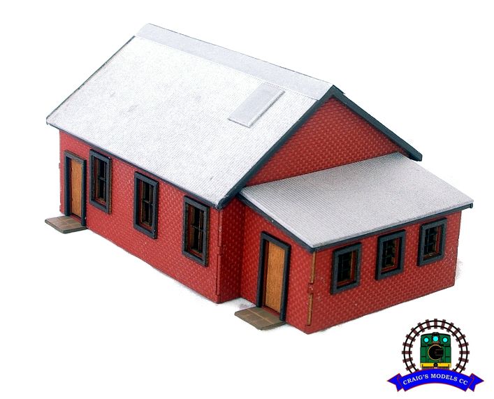 Craig's Models. HO Scale - Vintage Fire Station - Bricks