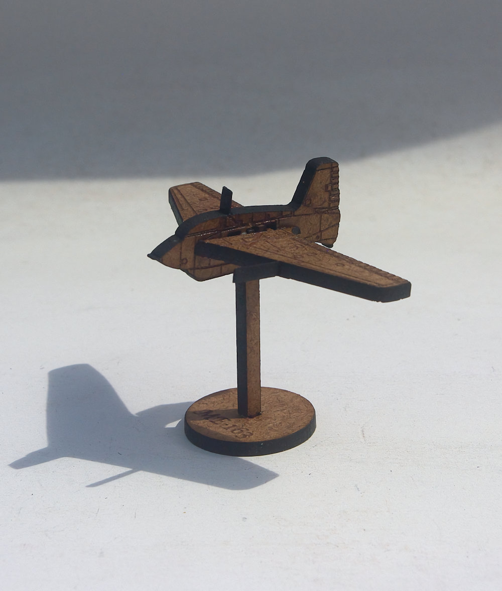 Craig's Models. Laser Cut - 1/144 Scale - Messerschmitt ME-163 Komet